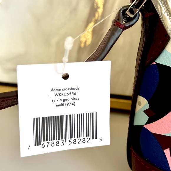 kate spade | Bags | Nwt Kate Spade Sylvia Geo Birds Dome Crossbody ...